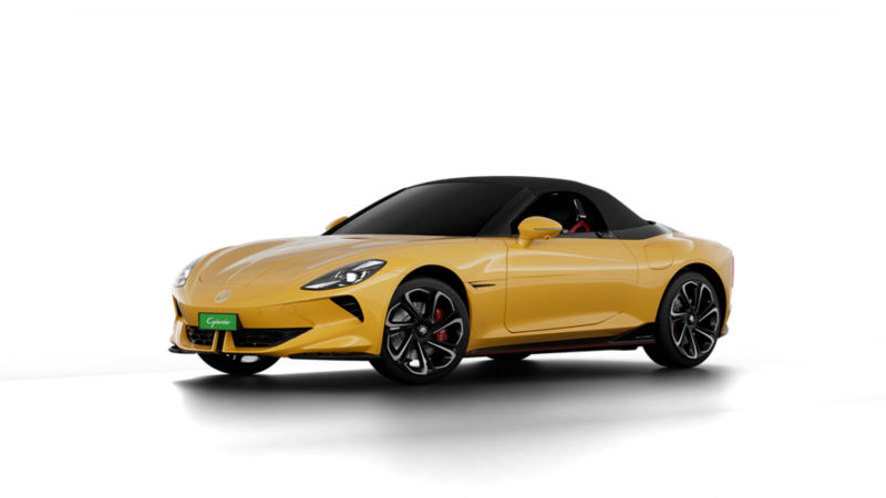 MG Cyberster: Fastest Convertible Luxury Electric Sports Car in India ...